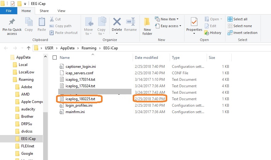 How to gather EEG iCap log – Broadcast Writer